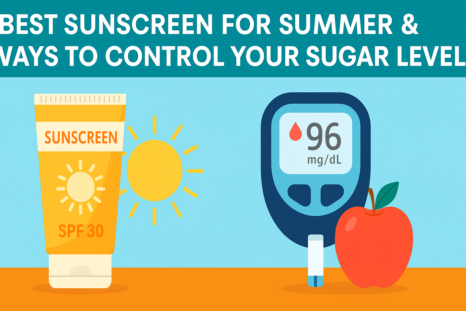 Best Sunscreen for Summer & Ways to Control Your Sugar Level – PILLBOX+