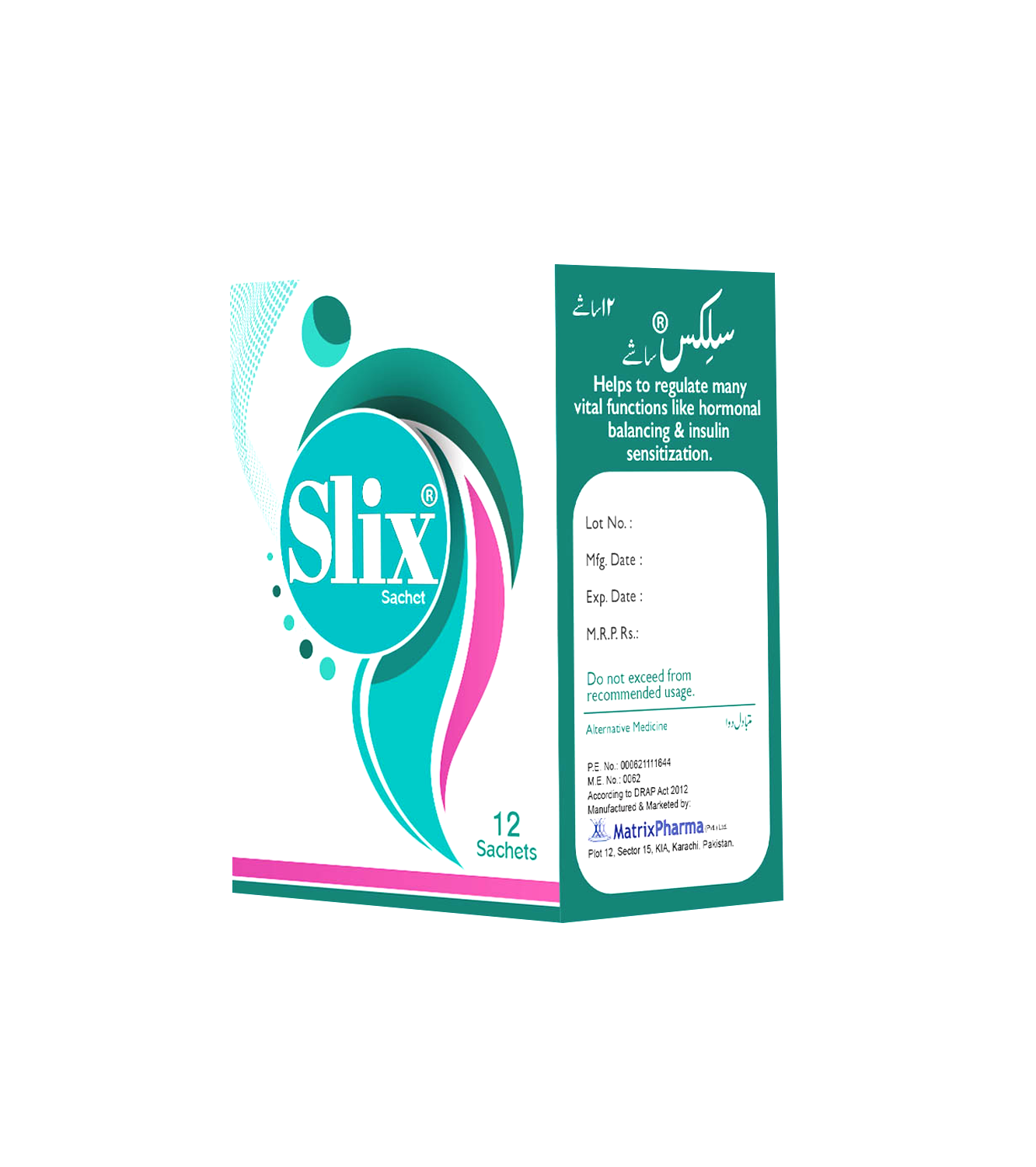 Slix Sachets 12'S – PILL BOX