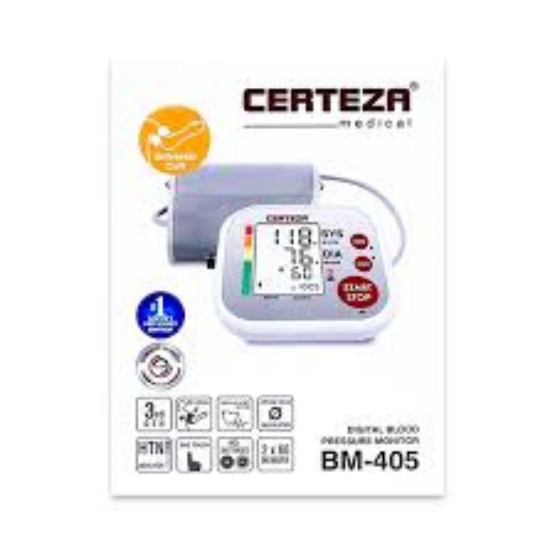 Certeza BM-405 Arm-type Digital Blood Pressure Monitor – PILLBOX+