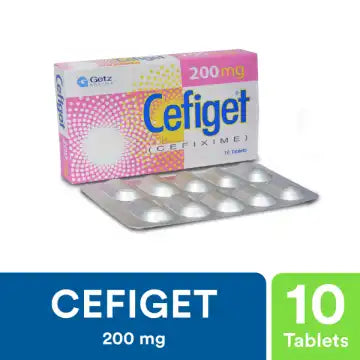 Cefiget Tablets 200Mg 10,s – PILL BOX